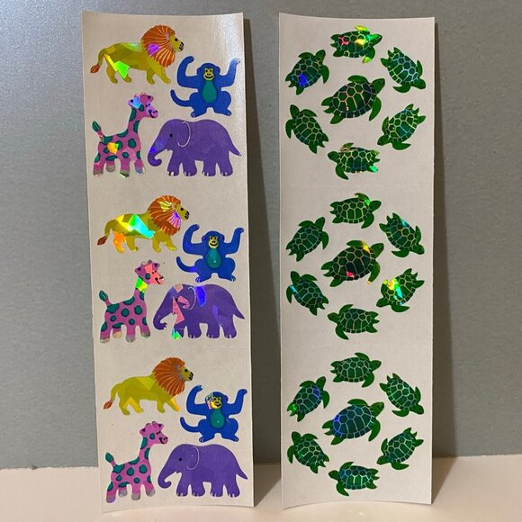 Sandylion | Other | Vintage Sandylion Prismatic Stickers Set Animals ...